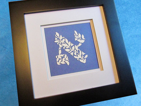 Hebrew Letter - Jewish Paper Cut Art – Hebrica Judaic Art